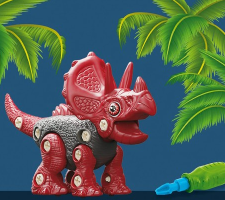 DINO STEM ΤΡΙΚΕΡΑΤΟΠΑΣ | Real Fun Toys