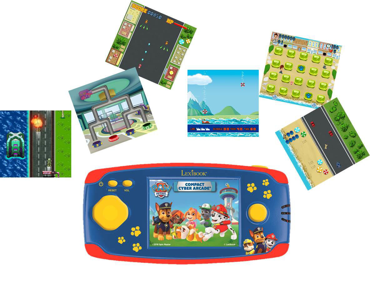 PAW PATROL COMPACT CYBER ARCADE-150 GAMES | Real Fun Toys