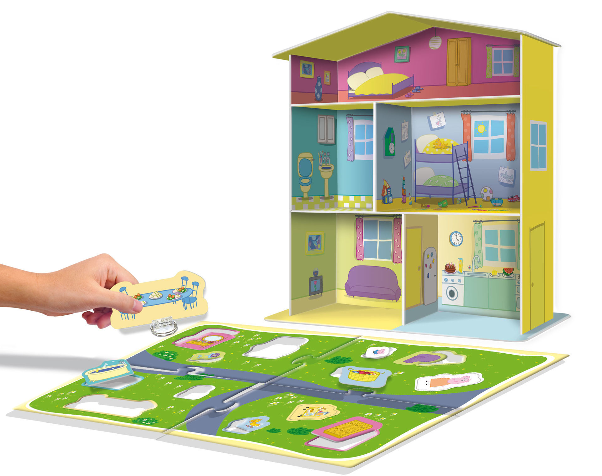 ΕΚΠΑΙΔΕΥΤΙΚΟ ΤΡΙΣΔΙΑΣΤΑΤΟ ΣΠΙΤΙ PEPPA PIG | Real Fun Toys