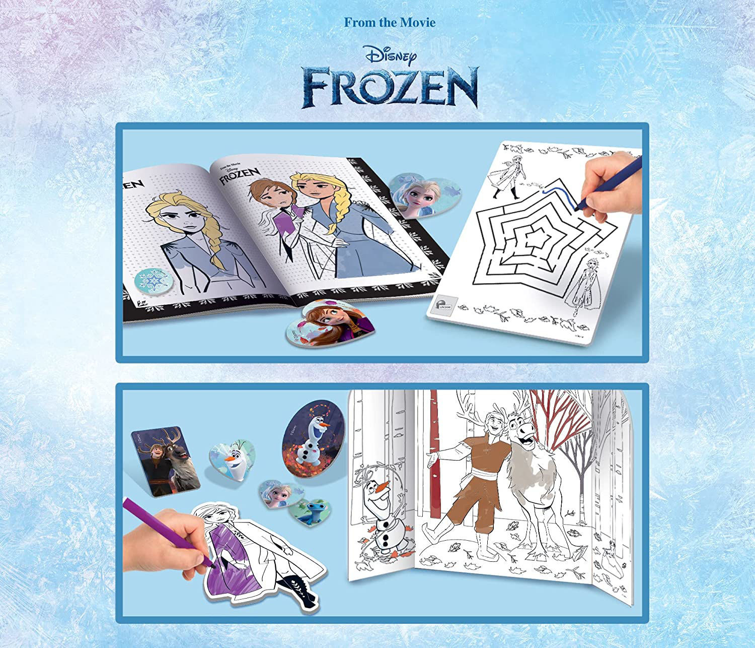 Real Fun Toys | ΣΑΚΙΔΙΟ FROZEN ΣΧΕΔΙΑΖΩ ΚΑΙ ΧΡΩΜΑΤΙΖΩ