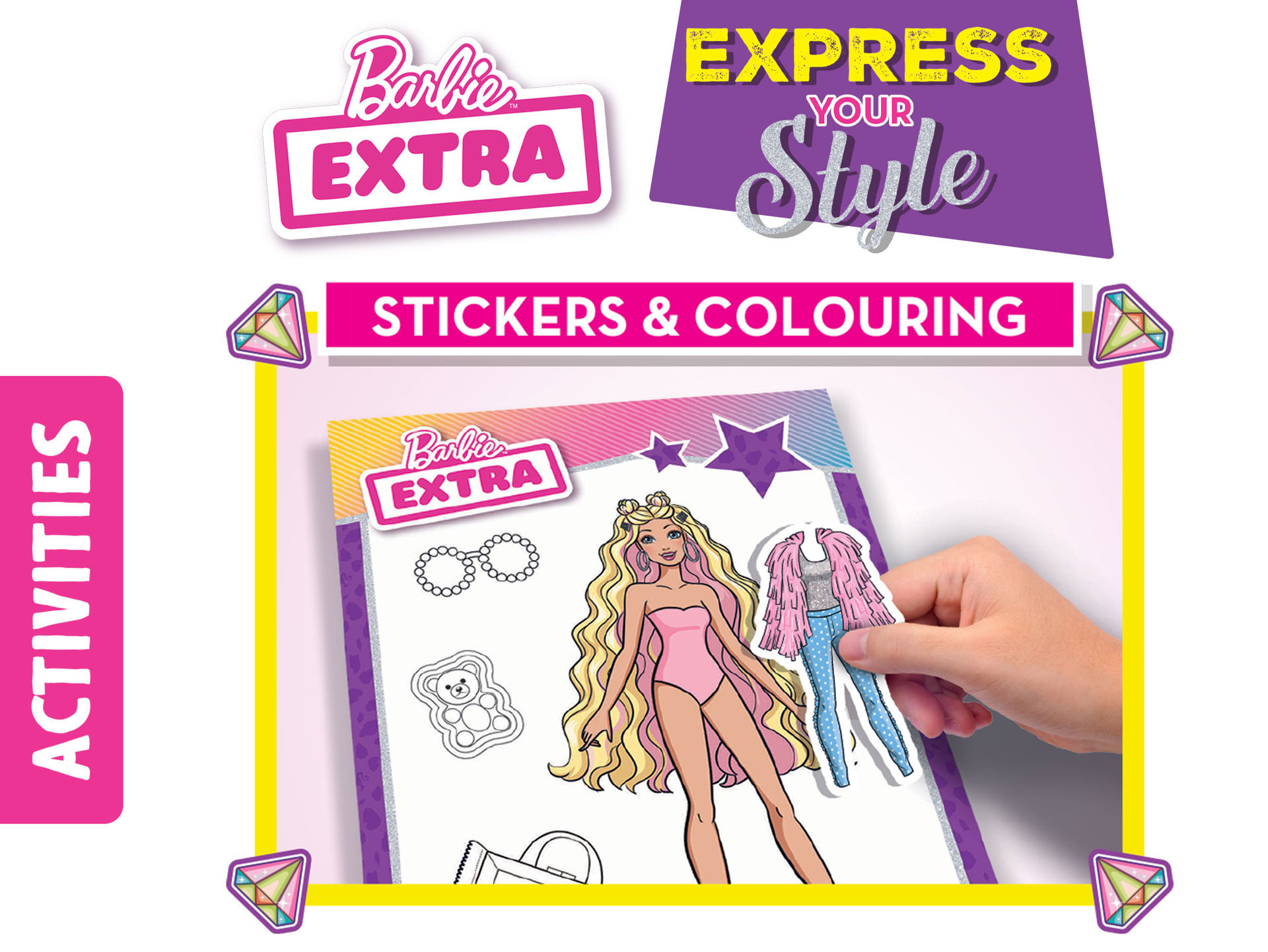 Real Fun Toys | BARBIE SKETCH BOOK EXPRESS YOUR STYLE (8 ΤΜΧ)