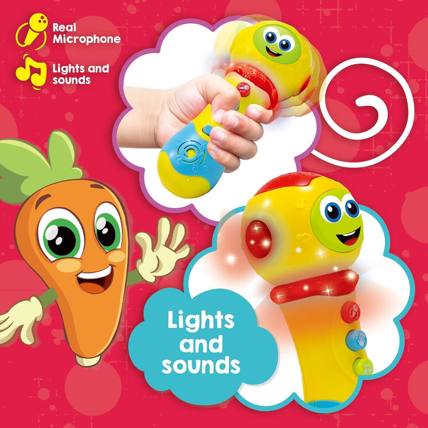 Real Fun Toys | CAROTINA BABY MICROPHONE
