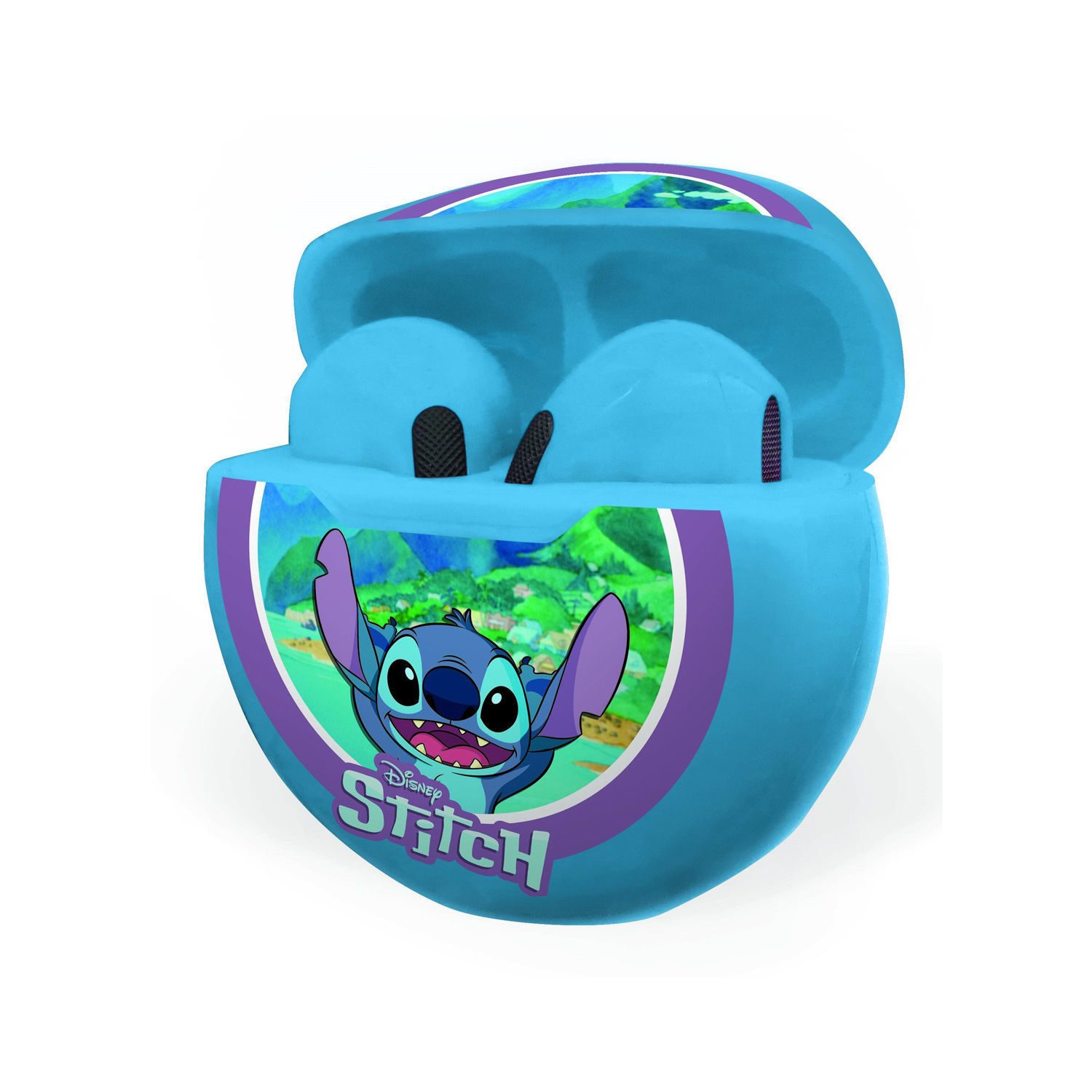 Ασύρματα παιδικά ακουστικά Stitch με θήκη | Real Fun Toys