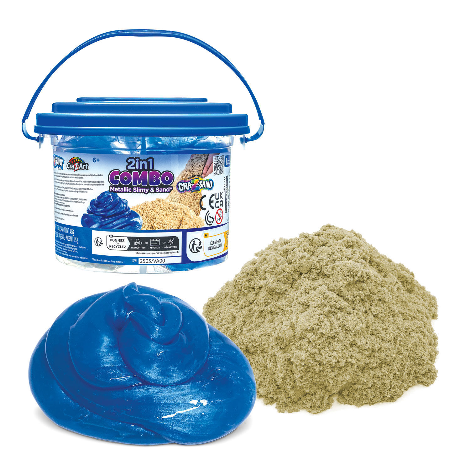 Cra-z-Art Slimy Sand combo Κουβαδάκι 2 σε 1 | Real Fun Toys